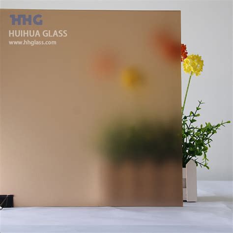 Gold Brown Frosted Glass Hhg Glass