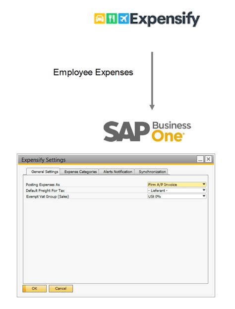 Expensify To Sap Business One Connector Sap Integration Solutions