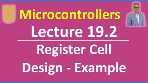 Microcontrollers Lecture 192 Slides 9 14 Register Cell Design