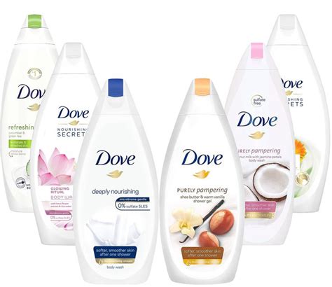 Dove Body Wash Variety Pack Deeply Nourishing And Pampering 253