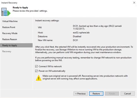Restore Vmware Vm From Veeam Backup Restore Vmware Vm From Veeam Backup