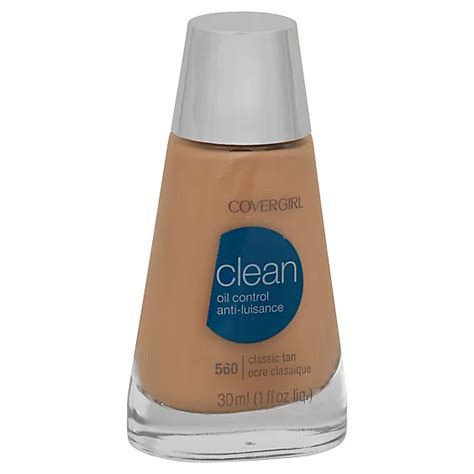 Covergirl Clean Liquid Foundation Oil Control Classic Tan 560 1 Fl