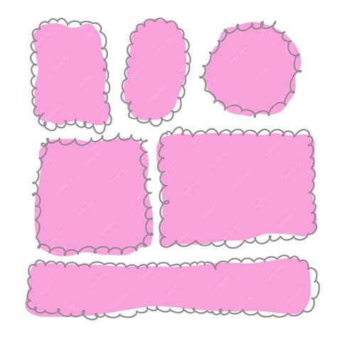 Premium Vector Textbox Set Hand Drawn Paper Quote Frame Set Doodle