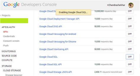 Error Enabling Google Cloud SQL Error Occured Stack Overflow