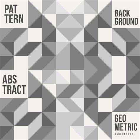 Premium Vector Abstract Geometric Background Monochromatic Color