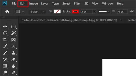 Cách sửa lỗi The scratch disks are full trong Photoshop