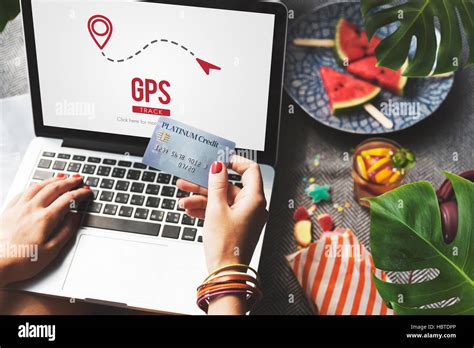GPS Navigation Digital Technology Concept Stock Photo Alamy