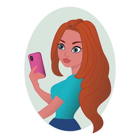 Selfie De Garota Ruiva Gostosa