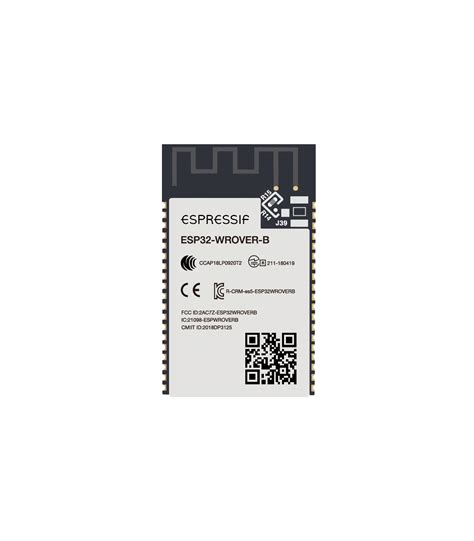 تراشه Esp32 B Wrover دارای آنتن داخلی وای فای و بلوتوث