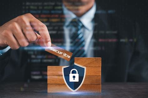 Premium Photo Data Or Network Protection Business Press Shield Icon Virus Security Insurance