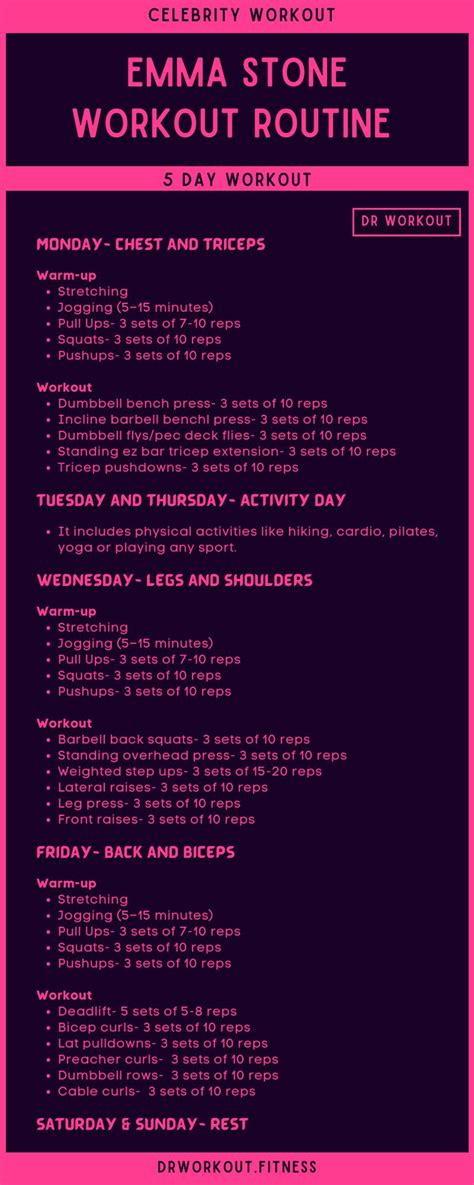 Emma Stone Workout Routine Celebrity Workout Celebrity Workout