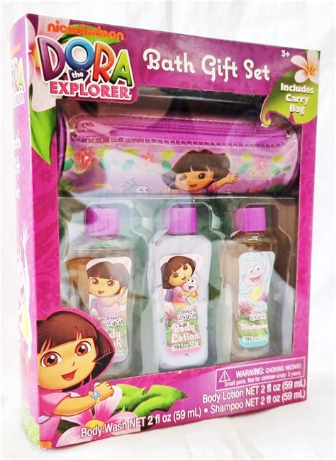 Dora The Explorer Bath T Set For Age 3 Years Once Upon A Time