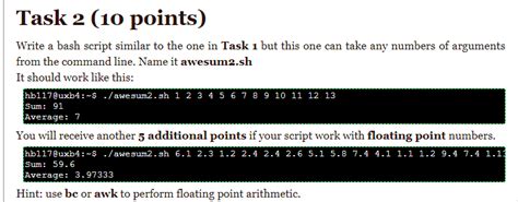 Solved Task 2 10 Points Write A Bash Script Similar To The