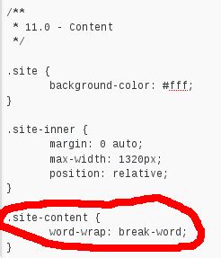 Quick Fix For WordPress Table Text Wrapping Hobo House