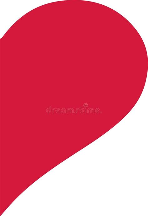 Heart - right side stock vector. Illustration of amour - 107169786