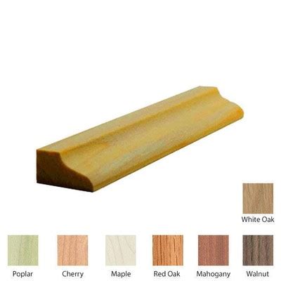 Ewpm39 Ogee Panel Molding Trim 716 X 34 Unfinished Solid Hardwood Trim Ebay