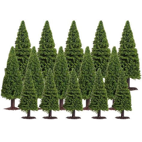 Atriss Landscape Model Tree15 Pcs Pine Tree Modle Diy Scenery