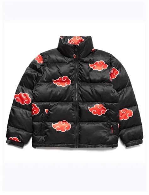 Akatsuki Puffer Black Jacket For Sale Vanquishe