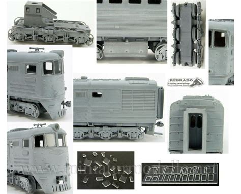 1 87 H0 Te 3 7 Soviet Two Unit Diesel Electric Locomotive Szd 3 4 Era Dummy Small Batches