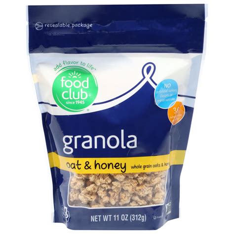 Food Club Granola Oat And Honey Fig App