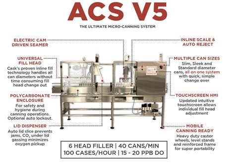cask can line acs v5 craft brewing solutions australia and worldwide