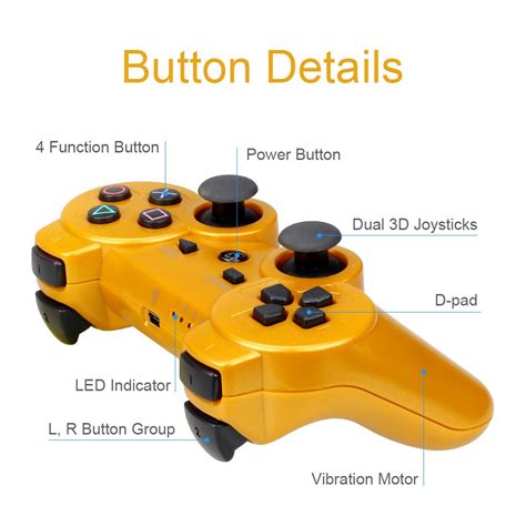 PS3 Controller Wireless Bluetooth Six Axis Dualshock Game Controller For Sony PlayStation 3 PS3