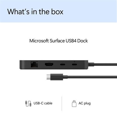 Microsoft Surface Usb4 Dock Best Buy Canada