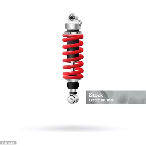 벡터 일러스트 레이 션 자동차 충격 흡수기 스티어링 휠 현실적인 3d 아이콘 차에 대한 스톡 벡터 아트 및 기타 이미지 차 현수교 정신적 스트레스 Istock