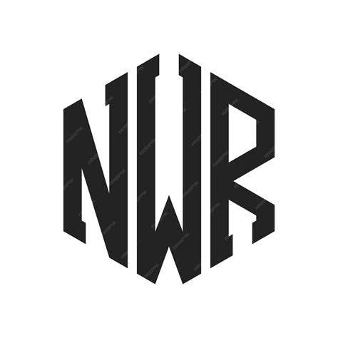 Premium Vector Nwr Logo Design Initial Letter Nwr Monogram Logo Using Hexagon Shape