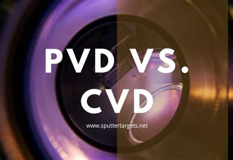 Differences Between Cvd And Pvd Processes And Technologies