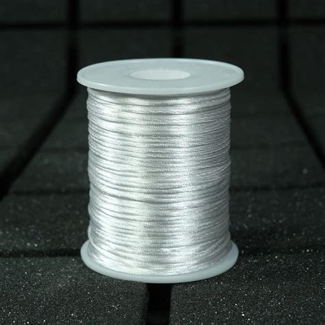 İnce Floş İp Beyaz Renk 1 Makara Paracord Aksesuar