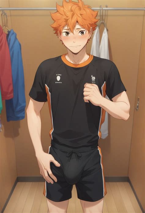 Rule 34 Ai Generated Bulge Gay Haikyuu Hinata Shouyou Shorts Yaoi