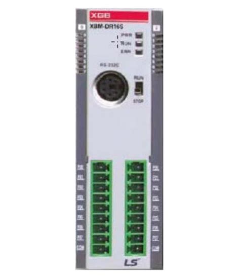 ls plc xbm dr16s 8 dc input 8 relay output module basic unit slim type