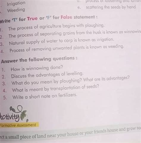 Answer The Following Questions Filo