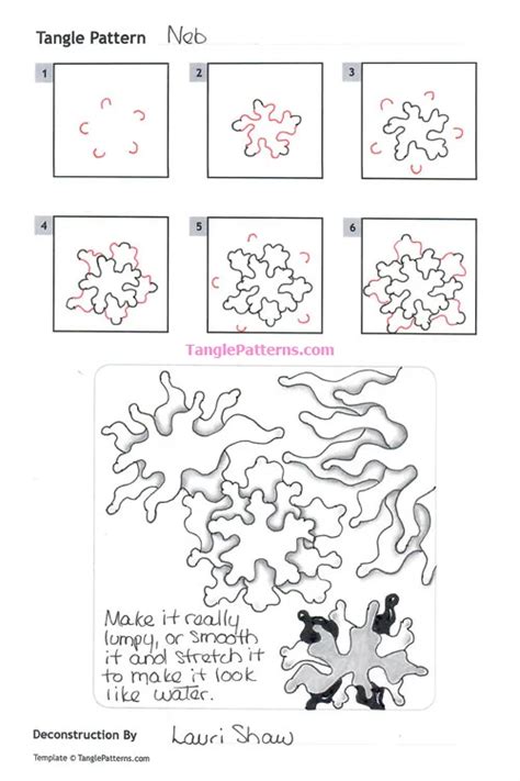 How To Draw NEB TanglePatterns Com