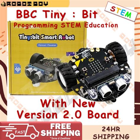 Ready Stockbbc Tinybit Smart Car Robottinybitmicrobit V2microbit V20 Coding Starter