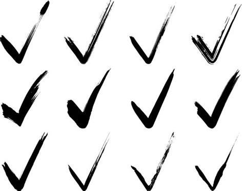 180 Check Mark Clip Art Pictures Stock Illustrations Royalty Free