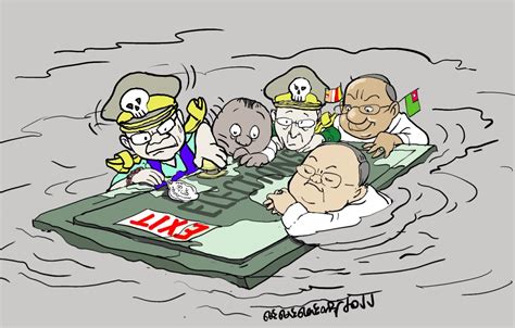 အာဏာလုယူဆုပ်ကိုင်ထားသော်လည်း အုပ်ချုပ်ခြင်းငှာ မစွမ်းသာသော မြန်မာစစ်တပ်