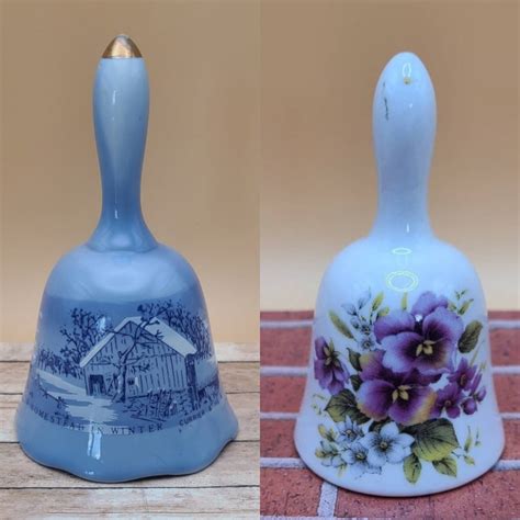 Vintage Ceramic Bells Etsy