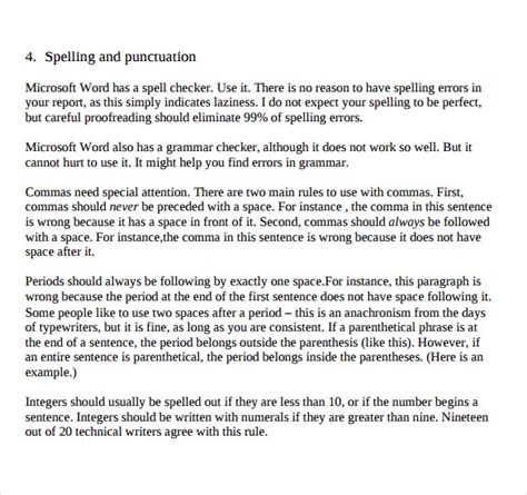 FREE Technical Report Samples In MS Word Google Docs Apple Pages