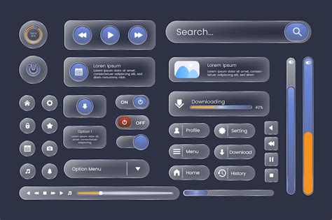 Premium Vector Realistic Ui Design