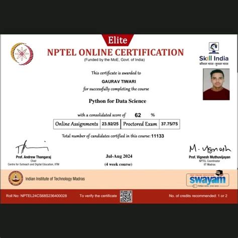 nptel continuouslearning professionaldevelopment gaurav tiwari