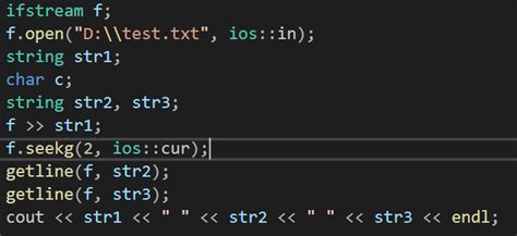 Problem In Using Seekg To Read File In C Stack Overflow