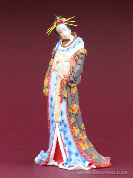 Ukiyo E Geisha With Headband By Katsushika Hokusai Beeld Odd World