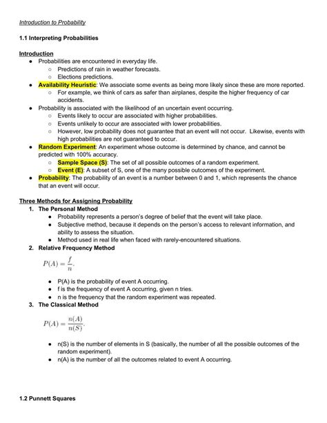 Biostatistics Notes Pbh2002 Foundations Of Biostatistics Monash Thinkswap