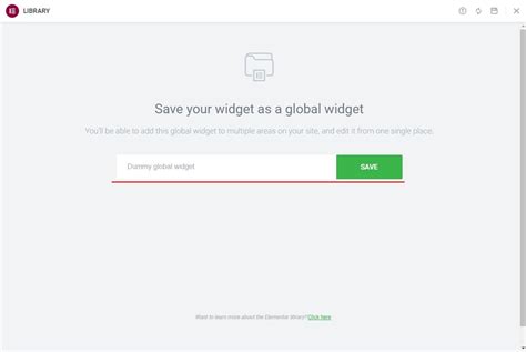 how to make a global widget in elementor wpservices