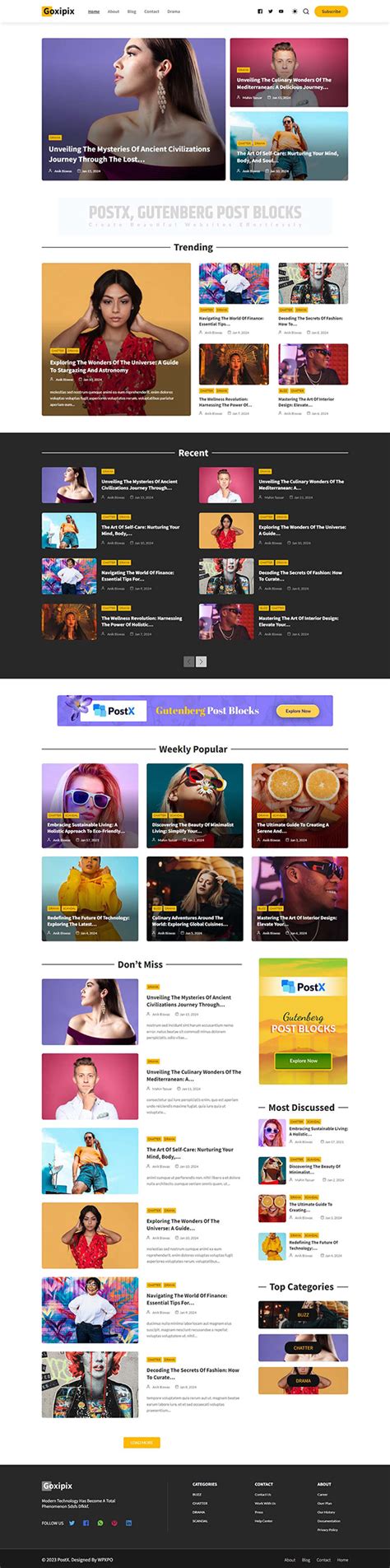 Postx Starter Sites Wpxpo