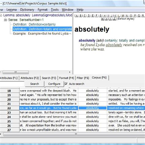 Tlex Integrated Corpus Query Tool With Auto Extracted Usage Example Download Scientific Diagram