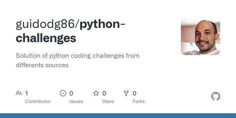 GitHub Guidodg Python Challenges Solution Of Python Coding Challenges From Differents Sources