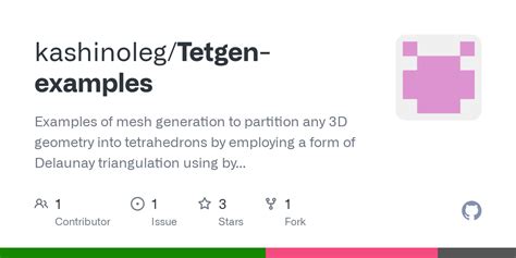 github kashinoleg tetgen examples examples of mesh generation to